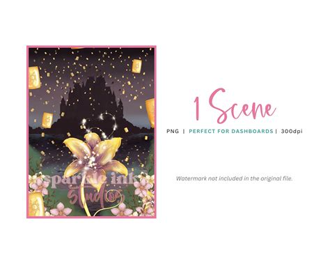 Rapunzel Clipart Luces Flotantes Png Clipart Enredado Descarga