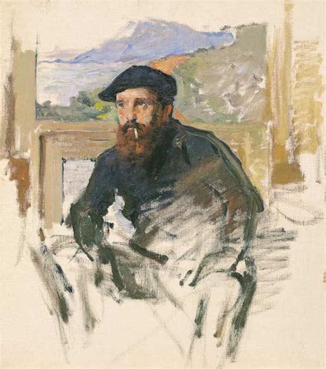 Self Portrait With A Beret Claude Monet