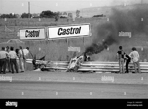 The Aftermath Of The Fatal Accident Suffered In Pre Racing Testing The