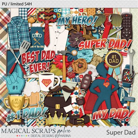 New Super Dad Collection Magical Scraps Galore