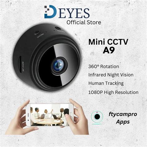 Style Mini Cctv 1080p Wireless Wifi Hidden Spy Cctv Camera Dashcam Battery Powered Shopee