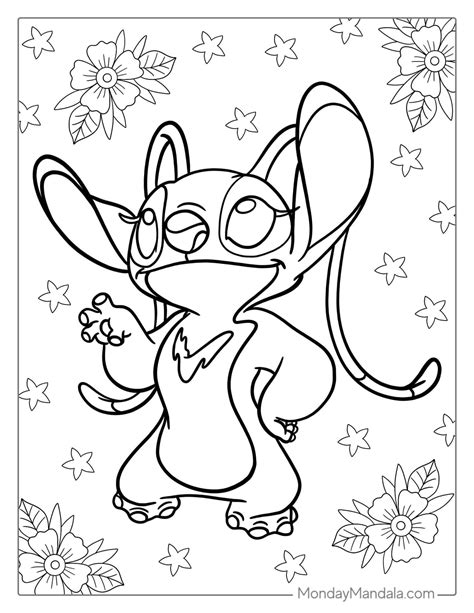 42 Lilo And Stitch Coloring Pages Free Pdf Printables