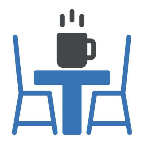 Table Generic Blue Icon