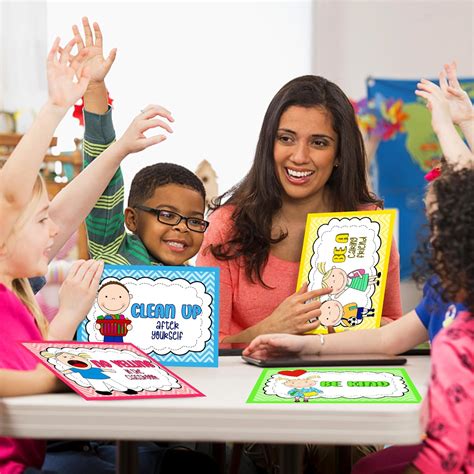 Alpurple 17 Pcs A4 Classroom Rules Preschool Class Philippines Ubuy