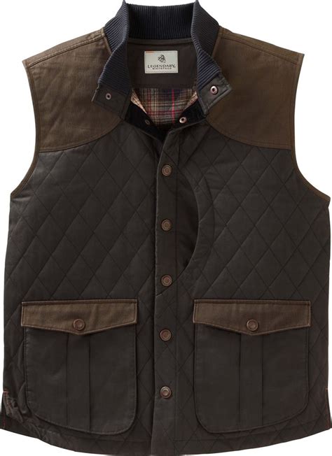 Legendary Whitetails Mens Tough As Buck Quilted Field Vest Tarmac 3xl