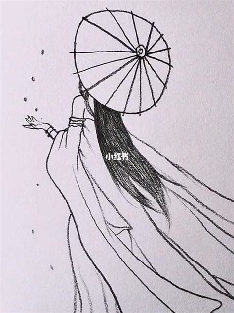 古风卡通背景图简笔画简单（精选15张）简笔画图片大全