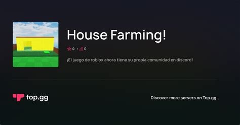 Join House Farming Discord Server The 1 Discord Server List