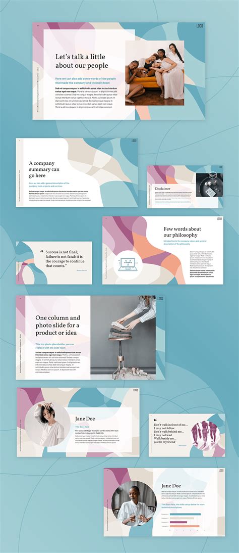 Waves Presentation Template Behance