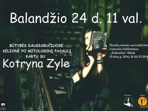 Etaplius Bibliotekoje Svečiuosis Rašytoja Kotryna Zylė