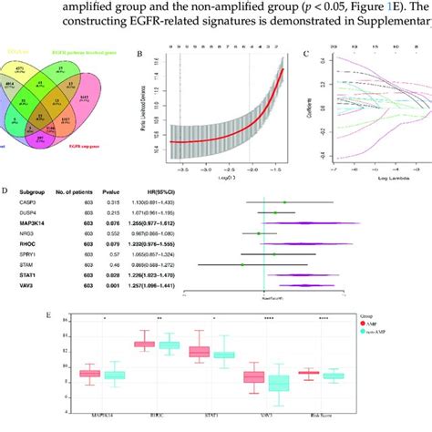 The Establishment Of Egfr Pathway Related Prognostic Gene Signature