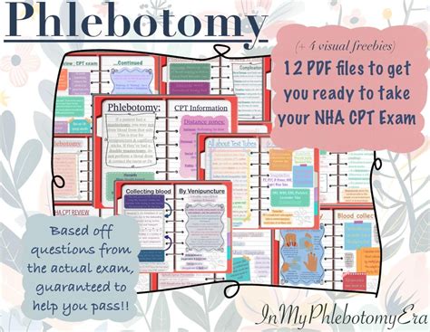 Phlebotomy Nha Cpt Study Notes Etsy