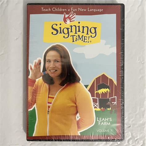 Signing Time Vol 7 Leahs Farm Dvd 2005 For Sale Online Ebay