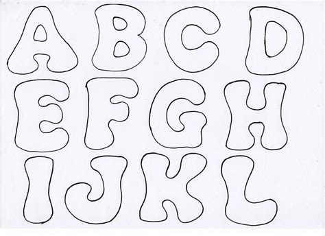Moldes De Abecedario Letras En Foami Moldes De Letras