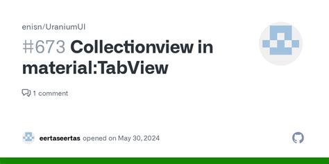 Collectionview In Materialtabview · Issue 673 · Enisnuraniumui · Github