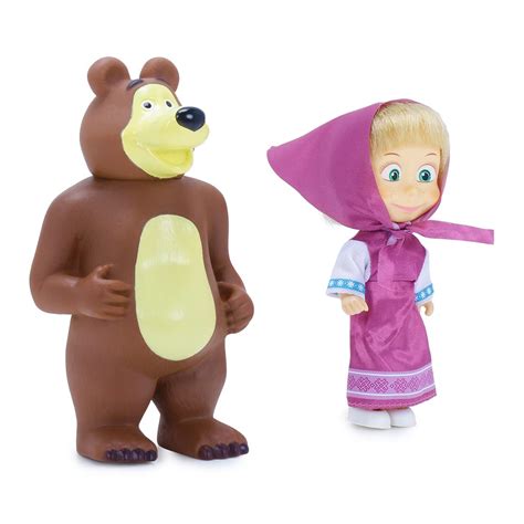 Masha And The Bear 12 Cm Toy Doll Famous Cartoon Ideal T Set For