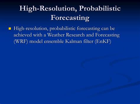 Ppt Operational Forecasting And Sensitivity Based Data Assimilation