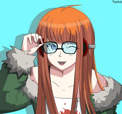 Futaba Sakura P5 By Soisauci On Deviantart