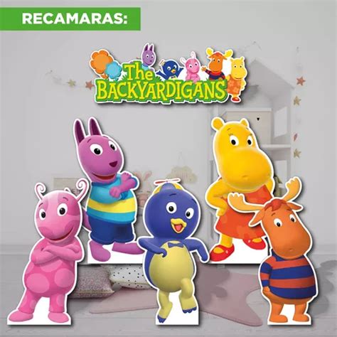 Figuras Coroplast Backyardigans Base Sólida Kit 6 Pz En Venta En Jiutepec Morelos Por Sólo 745