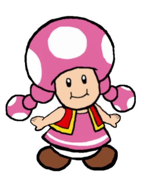 Super Mario Toadette Stand Pose 2d By Alexiscurry On Deviantart