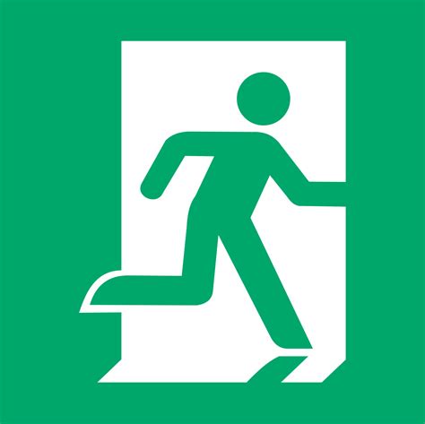 Fire Exit Keep Clear 10330