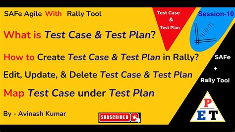 Test Case And Test Plan In Rally Tool Youtube