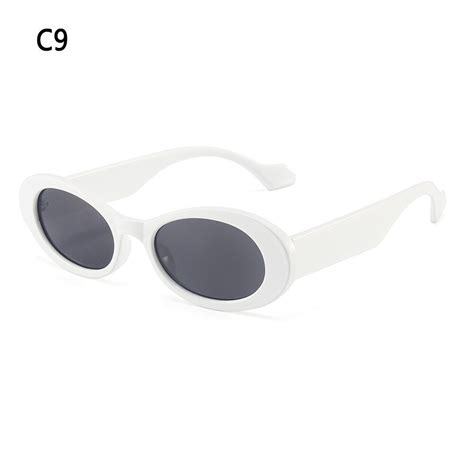 1pcs Retro Sunglasses For Women Small Oval Frame S Grandado