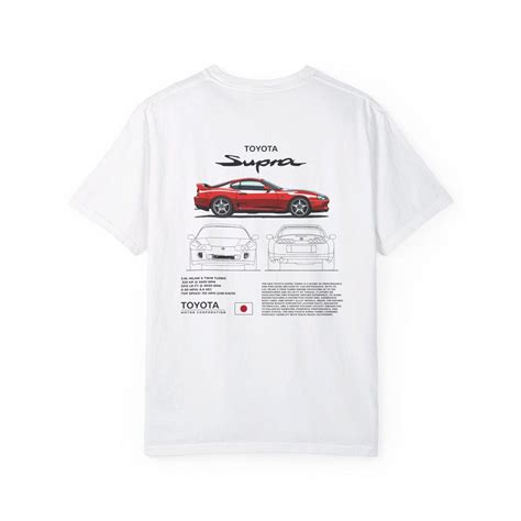 Toyota Supra Mk4 Spec Tee Boosted Gear Co Jdm Legend Shirt Cool