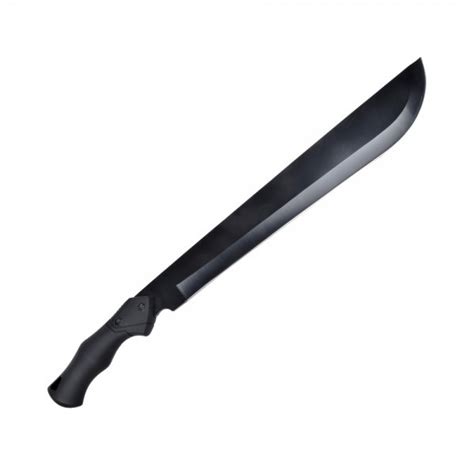 53 Cm Black Machete Robust Blade Comfortable Grip