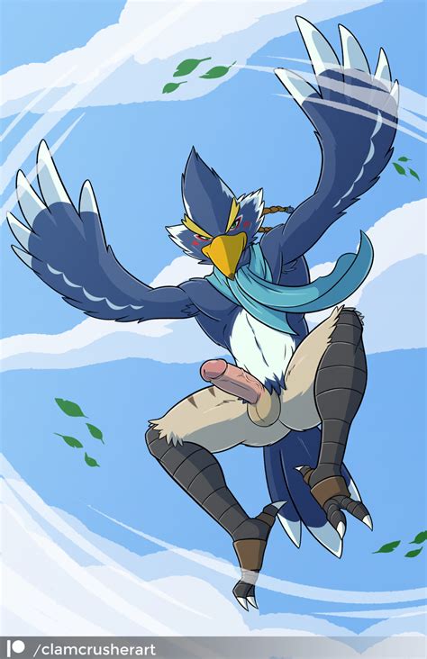 Rule 34 1boy Avian Balls Breath Of The Wild Clamcrusher Erection
