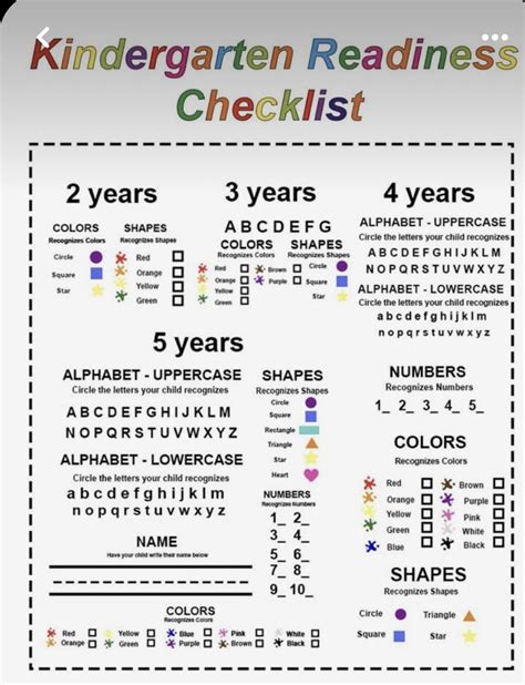 Pinterest Preschool Lesson Plans Kindergarten Readiness Checklist