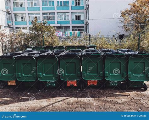 Garbage Classification At A Campus In Wuhan City China Editorial