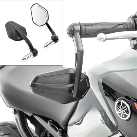 Motorrad Lenkerendenspiegel Mit E Prüfzeichen Rückspiegel Paar Zaddox