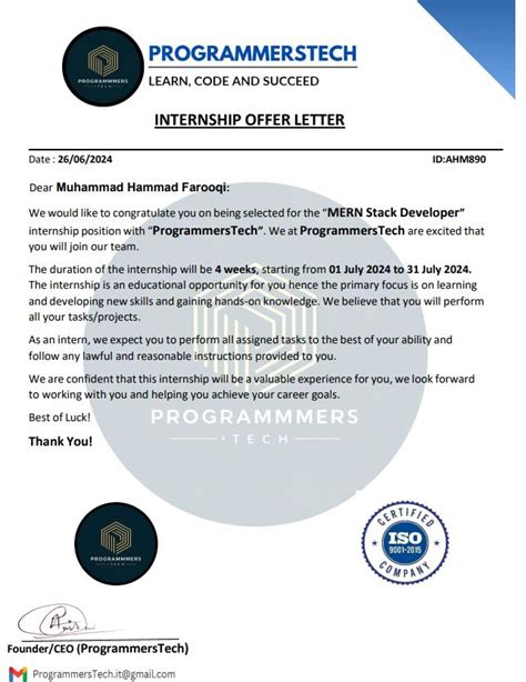 Hammad Farooqi On Linkedin Programmerstech Mernstack Backend