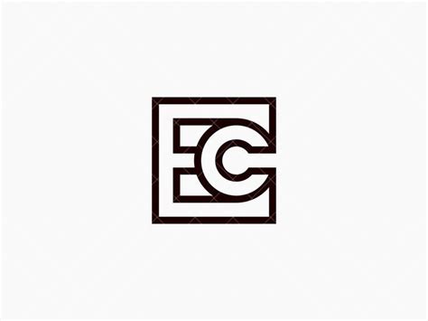Ec Logo Monogram Design
