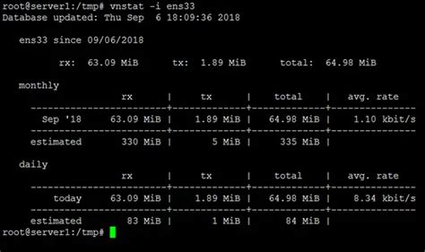 Installing And Using Vnstat And Vnstati For Monitoring Network Traffic