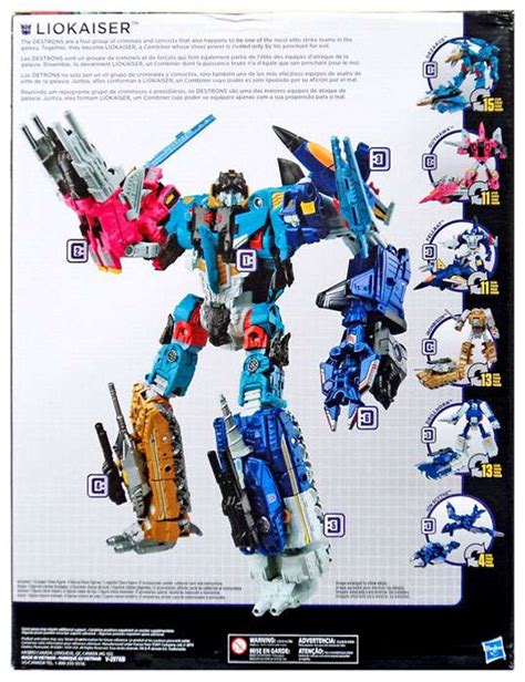 Transformers Combiner Wars Platinum Edition Liokaiser Exclusive Voyager Combinable Action Figure