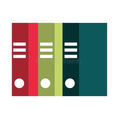 Stack Of Binder Stock Vector Illustration Of Organize 234972974