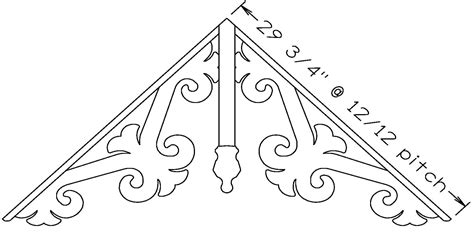 Gable Trim No Pest Vents House Trim Gable Trim Set