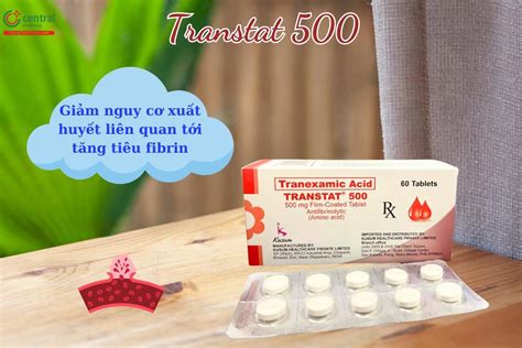 Thuốc Transtat 500 điều Trị Ngắn Hạn Và Phòng Ngừa Nguy Cơ Xuất Huyết