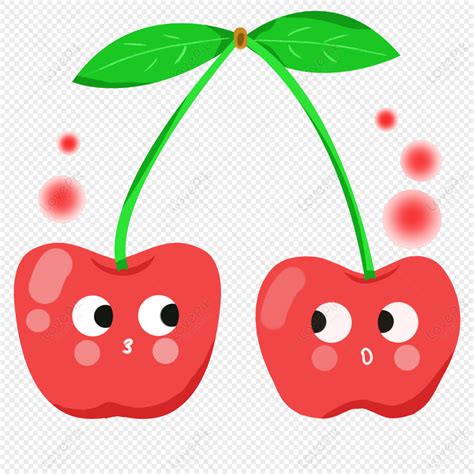 귀여운 체리 Png 일러스트 무료 다운로드 Lovepik