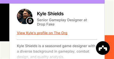 Kyle Shields Senior Gameplay Designer At Drop Fake The Org