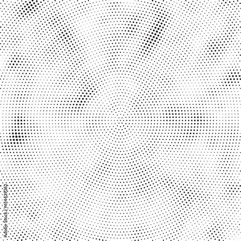Halftone Vector Background Monochrome Halftone Pattern Abstract