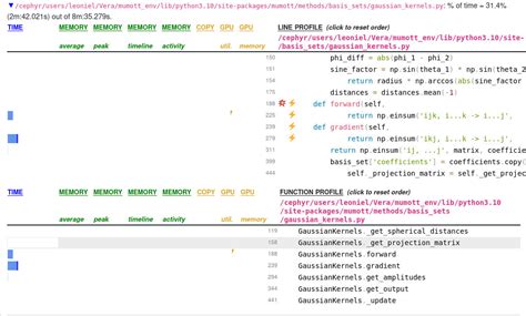 Profiling C3se