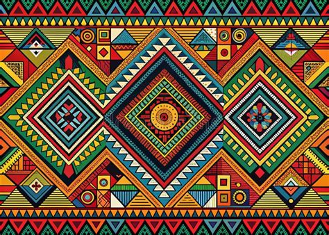 South African Geometric Pattern Design A Panoramic Celebration Of