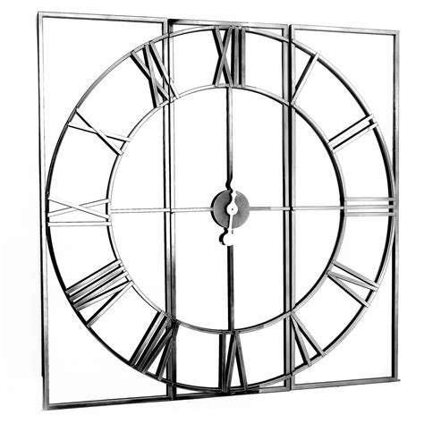 Celina Mirrored Wall Clock Roost Home And Lifestyle