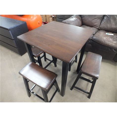 Pub Style Table W 4 Benches