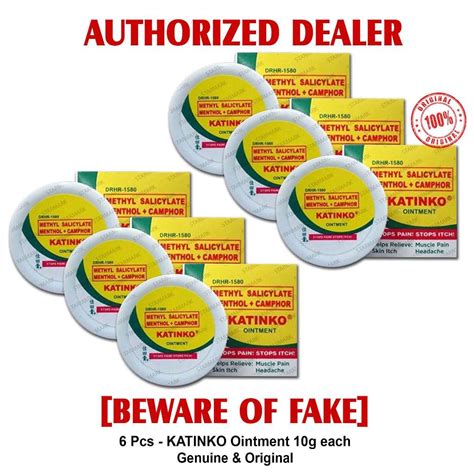 Katinko Ointment 10g 10 Grams Small 6 Pcs Shopee Philippines