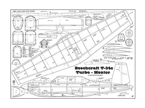 Oz Beechcraft T 34c Turbo Mentor Plan Free Download