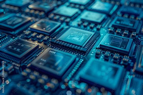 Microscopic Marvels Detailed Hd Views Of Semiconductor Chips And Technology Hd Precision