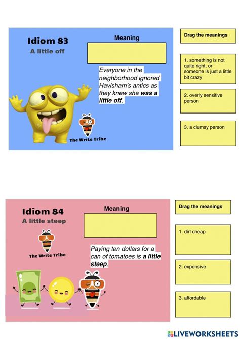 Idioms Workbook Part F2 1723306 Sabreena Live